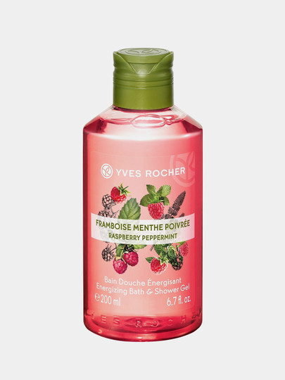 Гель для ванны и душа Yves Rocher Raspberry Peppermint, 200 мл : общая ...